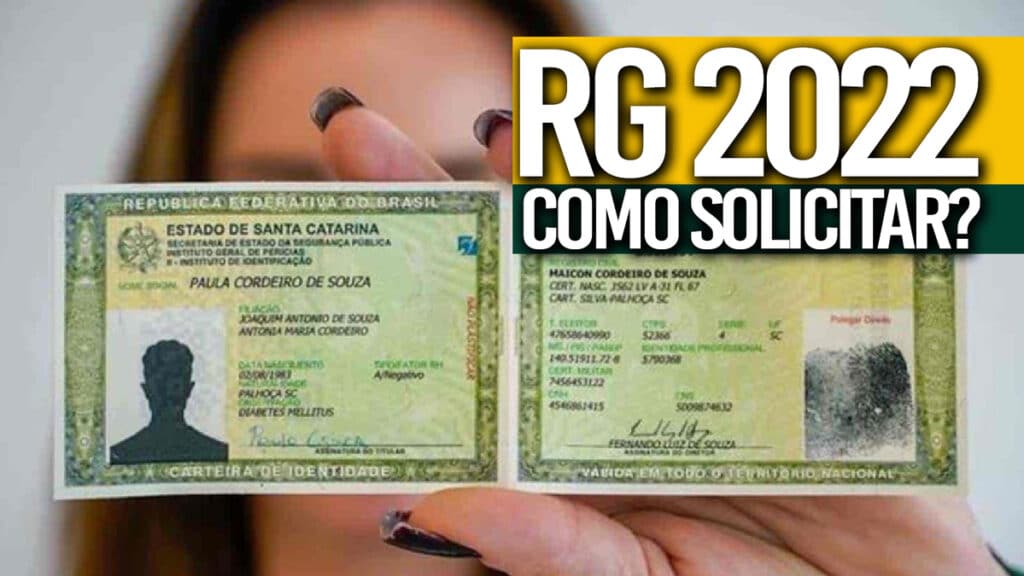 Como faço para solicitar a nova versão do RG 2022?