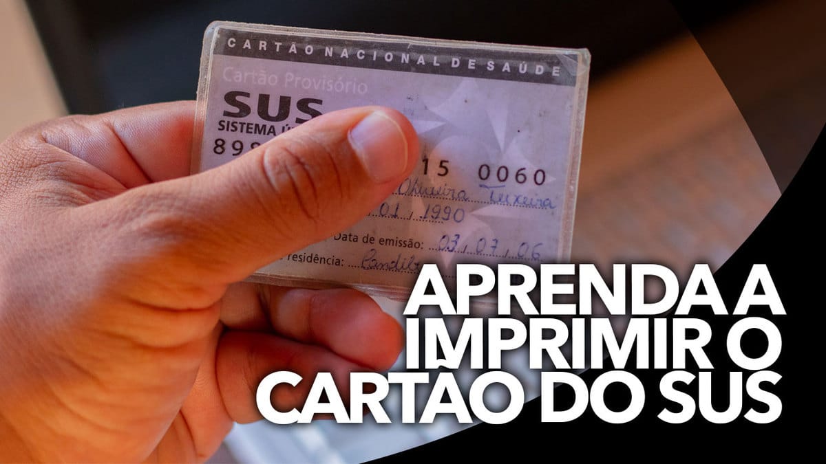 Passo a Passo Para Solicitar o Cartão do SUS Online - Deslizar